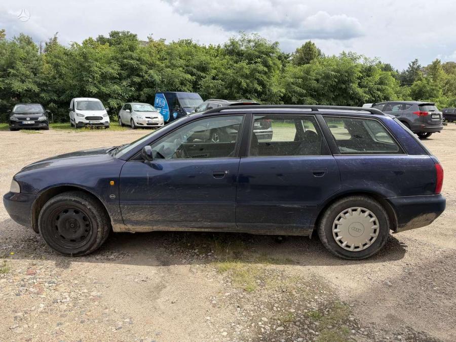 Blue Audi A4 1997 in Vilnius, with an engine capacity of 1.90 L and mileage of 245 thousand km for 350 €, photo 7 on AUTOMOTO.COM.LV