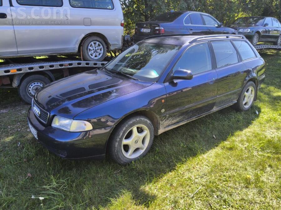 Blue Audi A4 1997 in Ludza, with an engine capacity of 1.90 L and mileage of 376 thousand km for 1000 €, photo 1 on AUTOMOTO.COM.LV