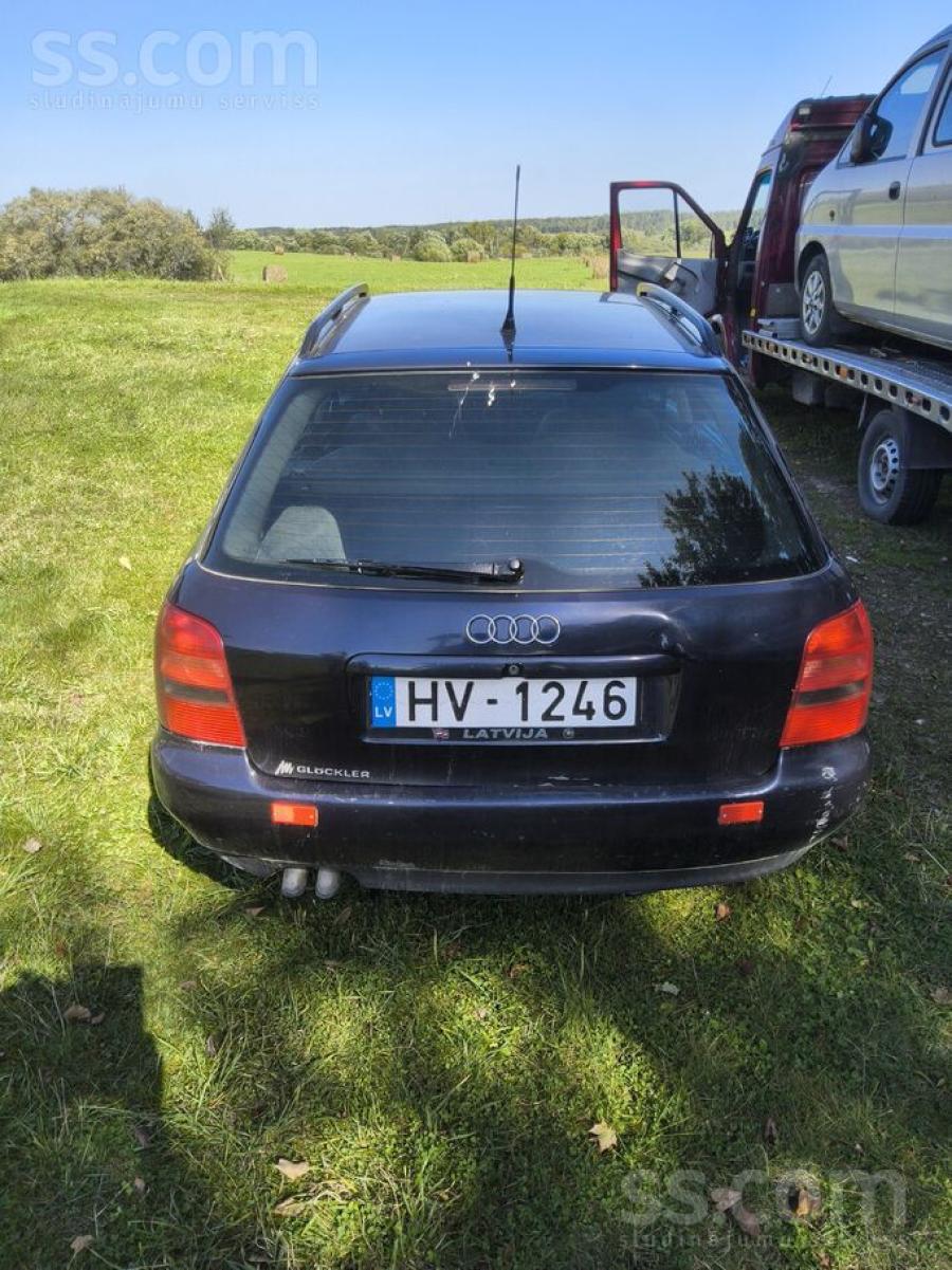 Blue Audi A4 1997 in Ludza, with an engine capacity of 1.90 L and mileage of 376 thousand km for 1000 €, photo 15 on AUTOMOTO.COM.LV
