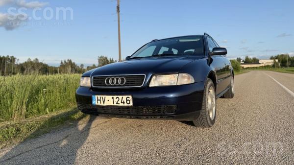 Blue Audi A4 1998 in Rezekne, with an engine capacity of 1.90 L and mileage of 364 thousand km for 1600 €, photo 1 on AUTOMOTO.COM.LV