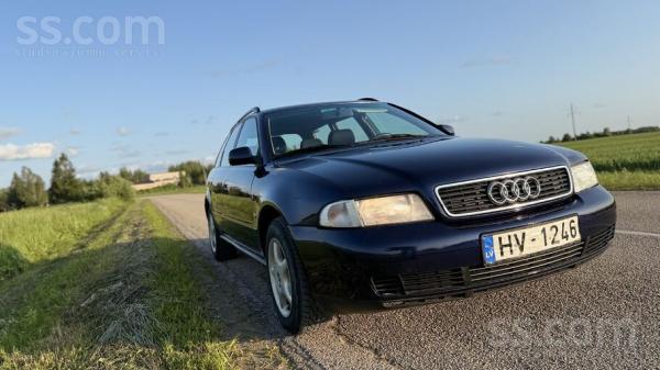 Blue Audi A4 1998 in Rezekne, with an engine capacity of 1.90 L and mileage of 364 thousand km for 1600 €, photo 2 on AUTOMOTO.COM.LV