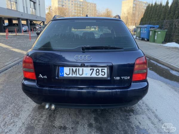 Zils Audi A4 1998 Kauņa, ar dzinēja tilpumu 1.90 L un nobraukumu 421 tūkst. km par 750 €, foto 4 vietnē AUTOMOTO.COM.LV