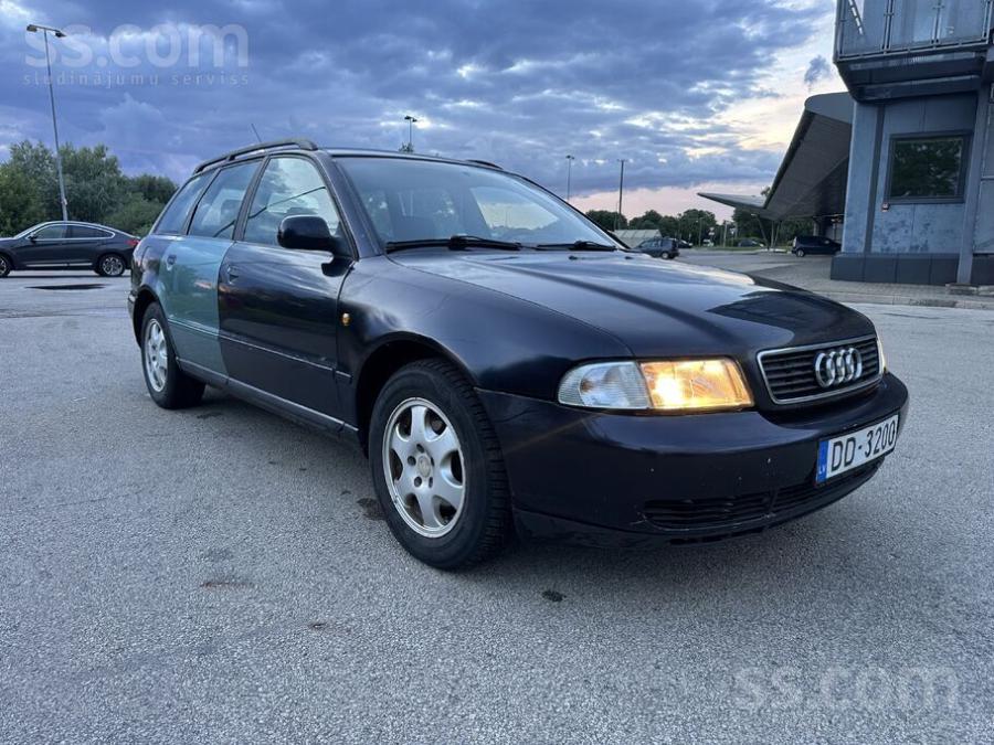 Blue Audi A4 1998 in Riga, with an engine capacity of 1.80 L and mileage of 467 thousand km for 1200 €, photo 3 on AUTOMOTO.COM.LV