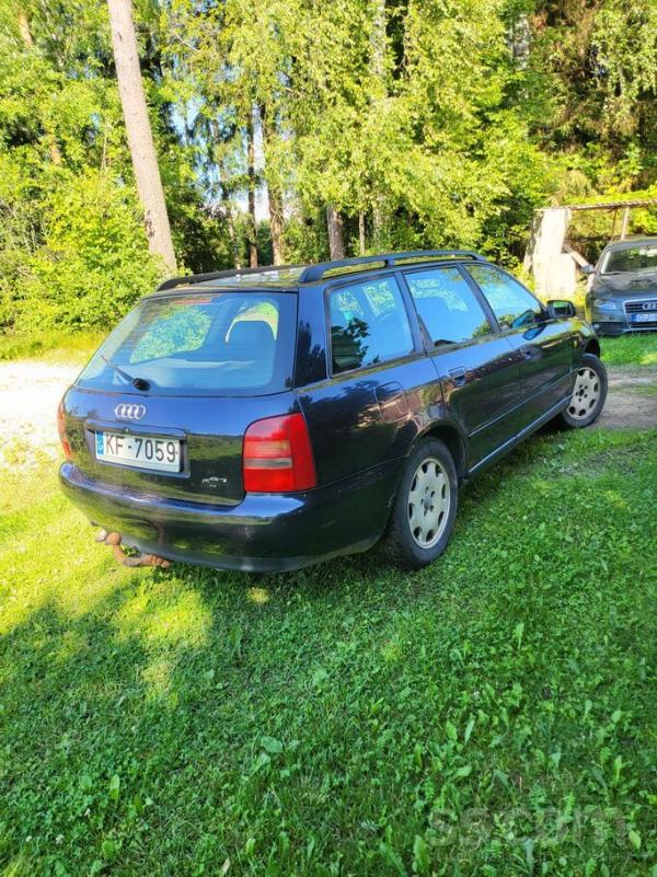 Blue Audi A4 1998 in Riga, with an engine capacity of 1.90 L and mileage of 442 thousand km for 850 €, photo 2 on AUTOMOTO.COM.LV