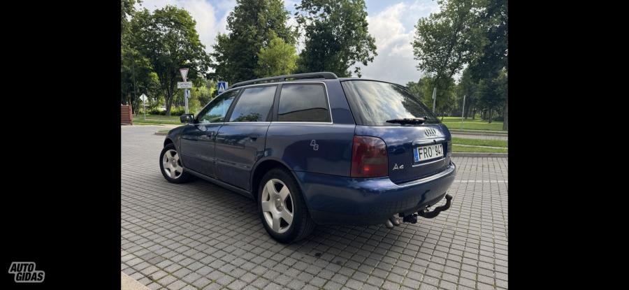 Zils Audi A4 1998 Ukmergė, ar dzinēja tilpumu 1.90 L un nobraukumu 386 tūkst. km par 1100 €, foto 3 vietnē AUTOMOTO.COM.LV
