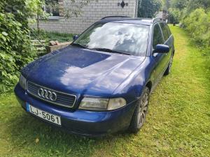 Blue Audi A4 1998 in Valka, with an engine capacity of 1.90 L and mileage of 336 thousand km for 1400 €, photo  on AUTOMOTO.COM.LV