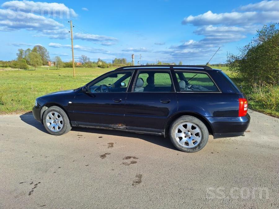 Blue Audi A4 1999 in Gulbene, with an engine capacity of 1.90 L and mileage of 366 thousand km for 1900 €, photo 2 on AUTOMOTO.COM.LV