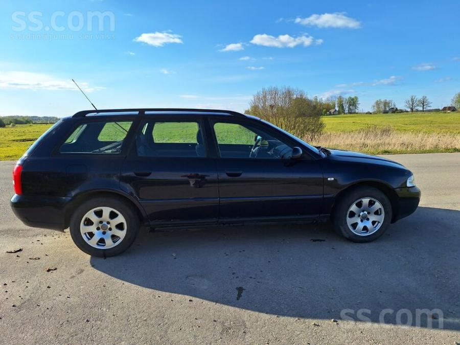 Blue Audi A4 1999 in Gulbene, with an engine capacity of 1.90 L and mileage of 366 thousand km for 1900 €, photo 3 on AUTOMOTO.COM.LV