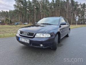 Blue Audi A4 1999 in Riga, with an engine capacity of 1.80 L and mileage of 418 thousand km for 1000 €, photo 2 on AUTOMOTO.COM.LV