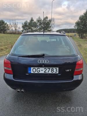Blue Audi A4 1999 in Riga, with an engine capacity of 1.80 L and mileage of 418 thousand km for 1000 €, photo 6 on AUTOMOTO.COM.LV