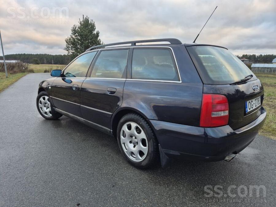 Blue Audi A4 1999 in Riga, with an engine capacity of 1.80 L and mileage of 418 thousand km for 1000 €, photo 7 on AUTOMOTO.COM.LV