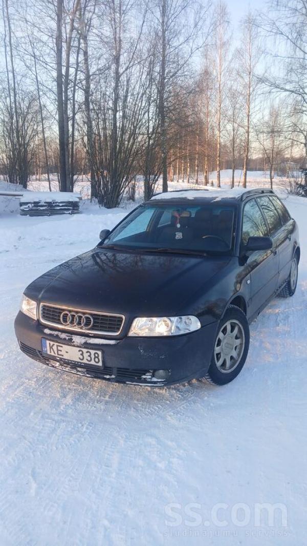 Blue Audi A4 1999 in Rezekne, with an engine capacity of 1.90 L and mileage of 425 thousand km for 1000 €, photo 1 on AUTOMOTO.COM.LV