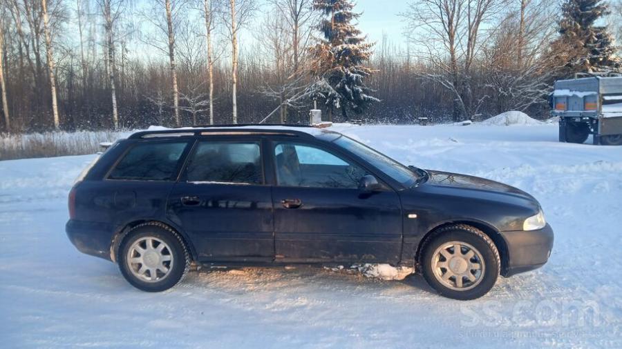 Blue Audi A4 1999 in Rezekne, with an engine capacity of 1.90 L and mileage of 425 thousand km for 1000 €, photo 4 on AUTOMOTO.COM.LV