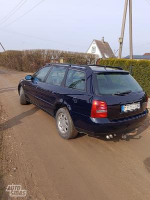 Blue Audi A4 1999 in Ukmerge, with an engine capacity of 1.90 L and mileage of 3945 thousand km for 980 €, photo 2 on AUTOMOTO.COM.LV