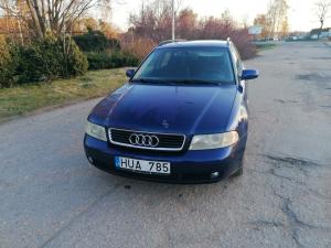 Blue Audi A4 1999 in Utena, with an engine capacity of 1.80 L and mileage of 299 thousand km for 750 €, photo 3 on AUTOMOTO.COM.LV