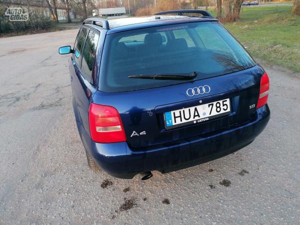 Blue Audi A4 1999 in Utena, with an engine capacity of 1.80 L and mileage of 299 thousand km for 750 €, photo 8 on AUTOMOTO.COM.LV