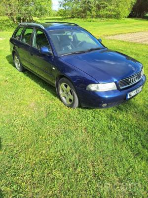 Zils Audi A4 1999 Valmiera, ar dzinēja tilpumu 1.90 L un nobraukumu 454 tūkst. km par 1450 €, foto  vietnē AUTOMOTO.COM.LV