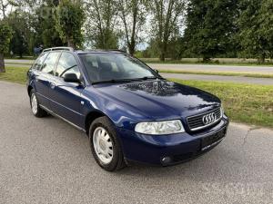 Blue Audi A4 1999 in Ogre, with an engine capacity of 1.60 L and mileage of 300 thousand km for 2399 €, photo  on AUTOMOTO.COM.LV