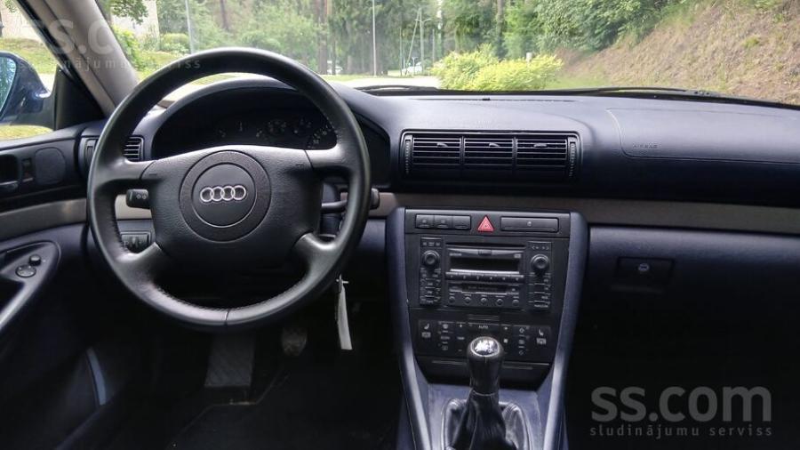 Zils Audi A4 1999 Ogre, ar dzinēja tilpumu 1.90 L un nobraukumu 368 tūkst. km par 2350 €, foto 11 vietnē AUTOMOTO.COM.LV