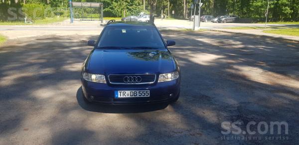 Blue Audi A4 1999 in Riga, with an engine capacity of 1.90 L and mileage of 380 thousand km for 3200 €, photo 2 on AUTOMOTO.COM.LV