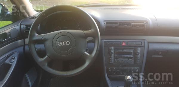 Blue Audi A4 1999 in Riga, with an engine capacity of 1.90 L and mileage of 380 thousand km for 3200 €, photo 7 on AUTOMOTO.COM.LV