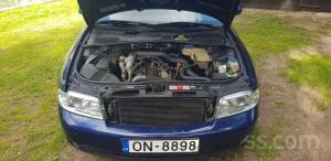 Blue Audi A4 1999 in Riga, with an engine capacity of 1.90 L and mileage of 380 thousand km for 3200 €, photo 10 on AUTOMOTO.COM.LV