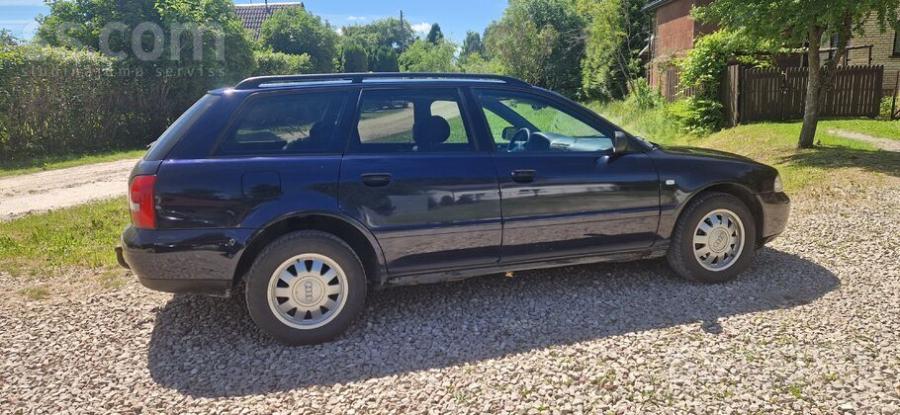 Blue Audi A4 1999 in Jelgava, with an engine capacity of 1.80 L and mileage of 370 thousand km for 850 €, photo 1 on AUTOMOTO.COM.LV