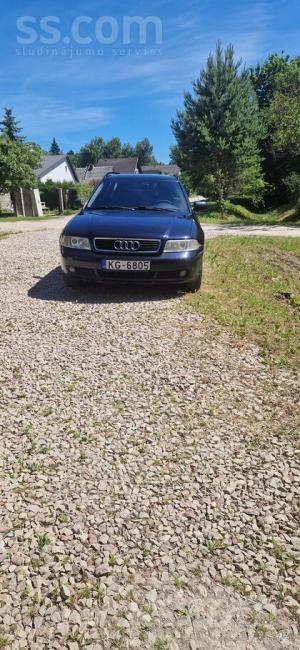 Blue Audi A4 1999 in Jelgava, with an engine capacity of 1.80 L and mileage of 370 thousand km for 850 €, photo 7 on AUTOMOTO.COM.LV