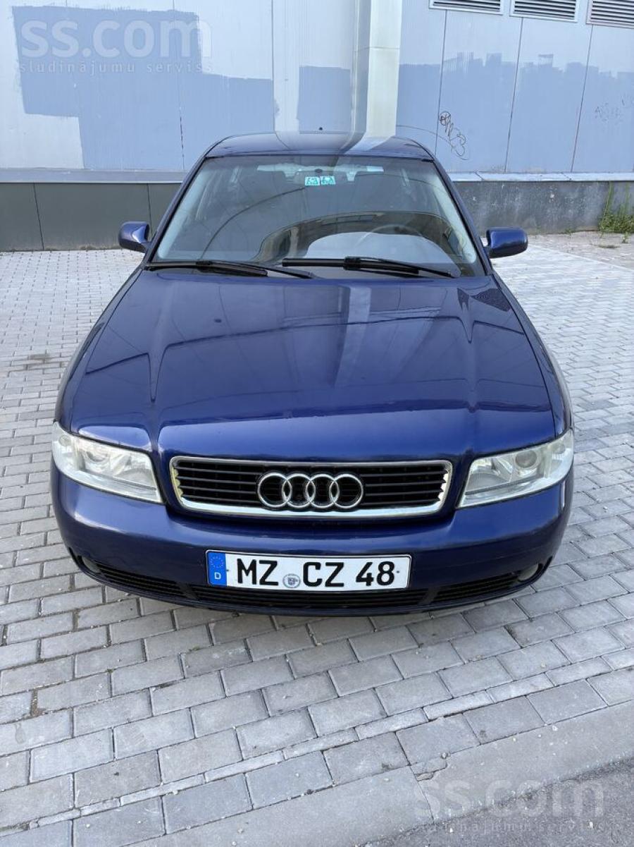 Blue Audi A4 1999 in Riga, with an engine capacity of 1.90 L and mileage of 375 thousand km for 2550 €, photo 4 on AUTOMOTO.COM.LV