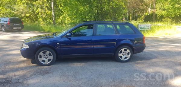 Blue Audi A4 1999 in Ogre, with an engine capacity of 1.90 L and mileage of 380 thousand km for 3400 €, photo 4 on AUTOMOTO.COM.LV