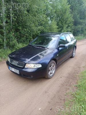 Blue Audi A4 1999 in Ventspils, with an engine capacity of 1.90 L and mileage of 325 thousand km for 1000 €, photo  on AUTOMOTO.COM.LV