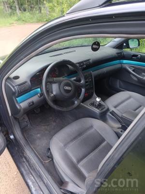 Blue Audi A4 1999 in Ventspils, with an engine capacity of 1.90 L and mileage of 325 thousand km for 1000 €, photo 5 on AUTOMOTO.COM.LV