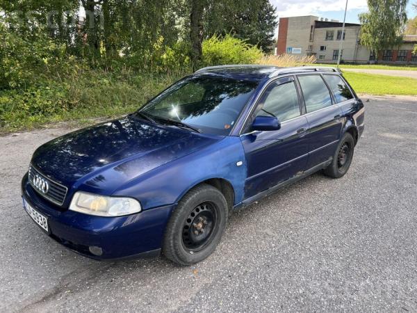 Blue Audi A4 1999 in Limbazi, with an engine capacity of 1.90 L and mileage of 489 thousand km for 550 €, photo 1 on AUTOMOTO.COM.LV