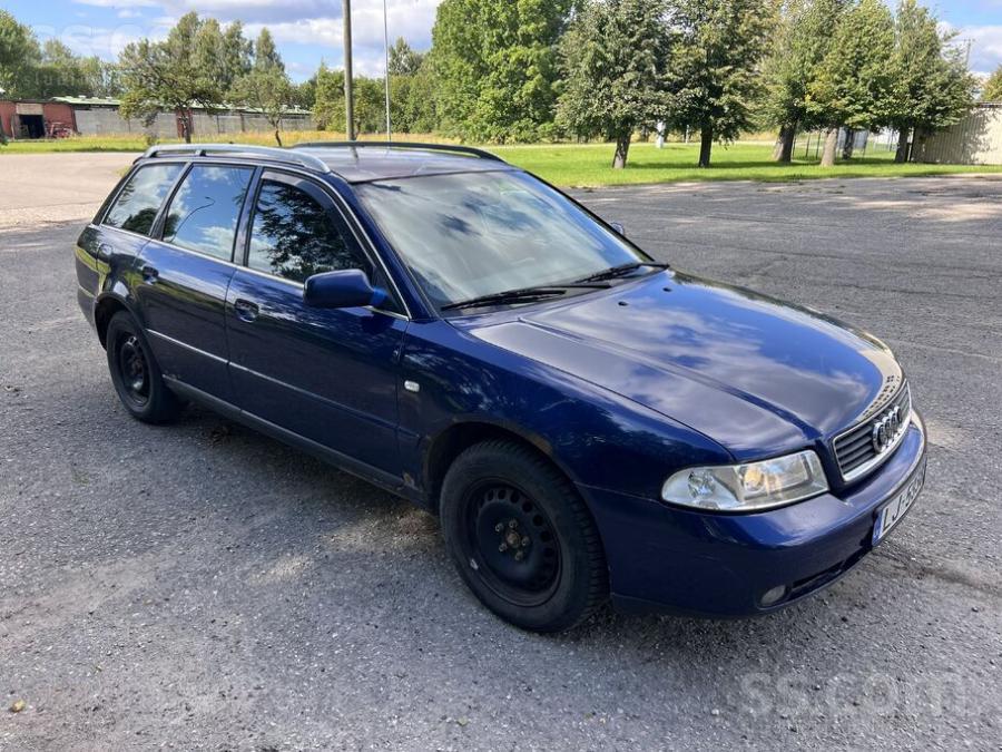 Blue Audi A4 1999 in Limbazi, with an engine capacity of 1.90 L and mileage of 489 thousand km for 550 €, photo 4 on AUTOMOTO.COM.LV