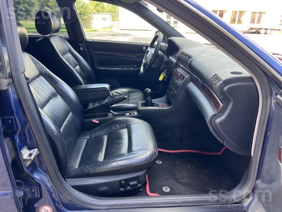 Blue Audi A4 1999 in Limbazi, with an engine capacity of 1.90 L and mileage of 489 thousand km for 550 €, photo 11 on AUTOMOTO.COM.LV