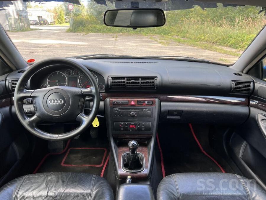 Blue Audi A4 1999 in Limbazi, with an engine capacity of 1.90 L and mileage of 489 thousand km for 550 €, photo 13 on AUTOMOTO.COM.LV