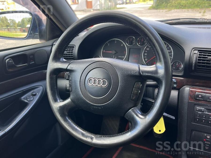 Blue Audi A4 1999 in Limbazi, with an engine capacity of 1.90 L and mileage of 489 thousand km for 550 €, photo 14 on AUTOMOTO.COM.LV