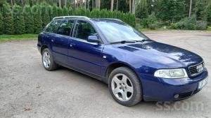 Blue Audi A4 1999 in Ogre, with an engine capacity of 1.90 L and mileage of 408 thousand km for 2650 €, photo 4 on AUTOMOTO.COM.LV