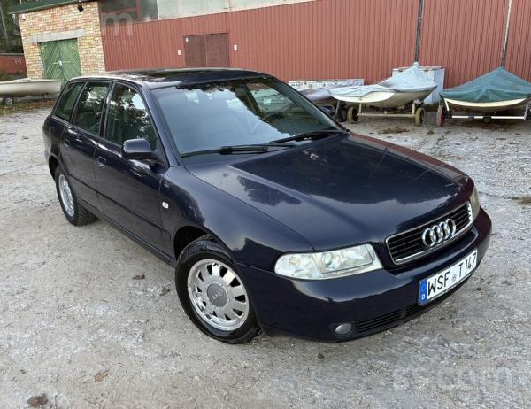 Blue Audi A4 1999 in Riga, with an engine capacity of 1.90 L and mileage of 288 thousand km for 2550 €, photo 3 on AUTOMOTO.COM.LV