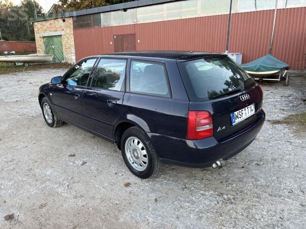 Blue Audi A4 1999 in Riga, with an engine capacity of 1.90 L and mileage of 288 thousand km for 2550 €, photo 5 on AUTOMOTO.COM.LV