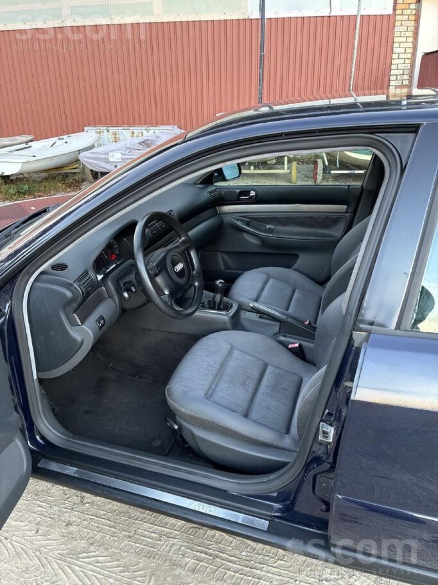 Zils Audi A4 1999 Rīga, ar dzinēja tilpumu 1.90 L un nobraukumu 288 tūkst. km par 2390 €, foto 20 vietnē AUTOMOTO.COM.LV