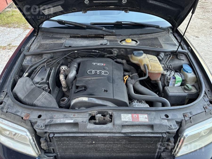 Zils Audi A4 1999 Rīga, ar dzinēja tilpumu 1.90 L un nobraukumu 288 tūkst. km par 2390 €, foto 27 vietnē AUTOMOTO.COM.LV