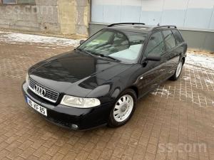 Zils Audi A4 2000 Rīga, ar dzinēja tilpumu 1.90 L un nobraukumu 350 tūkst. km par 2190 €, foto  vietnē AUTOMOTO.COM.LV