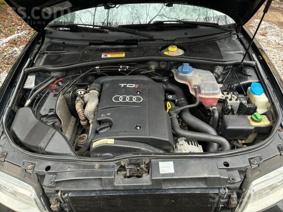 Blue Audi A4 2000 in Riga, with an engine capacity of 1.90 L and mileage of 350 thousand km for 2190 €, photo 22 on AUTOMOTO.COM.LV