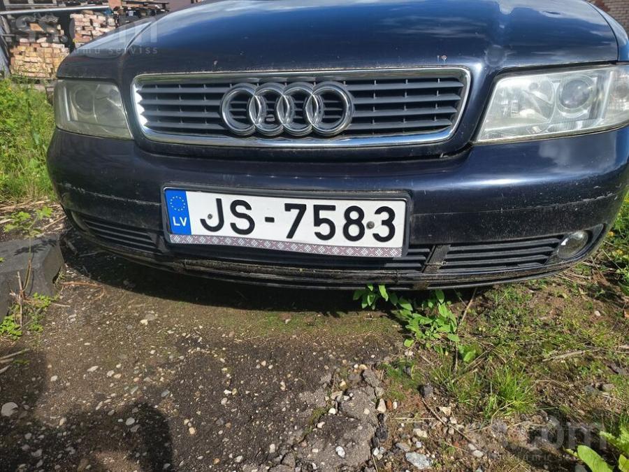 Blue Audi A4 2000 in Daugavpils, with an engine capacity of 2.50 L and mileage of 280 thousand km for 600 €, photo 1 on AUTOMOTO.COM.LV