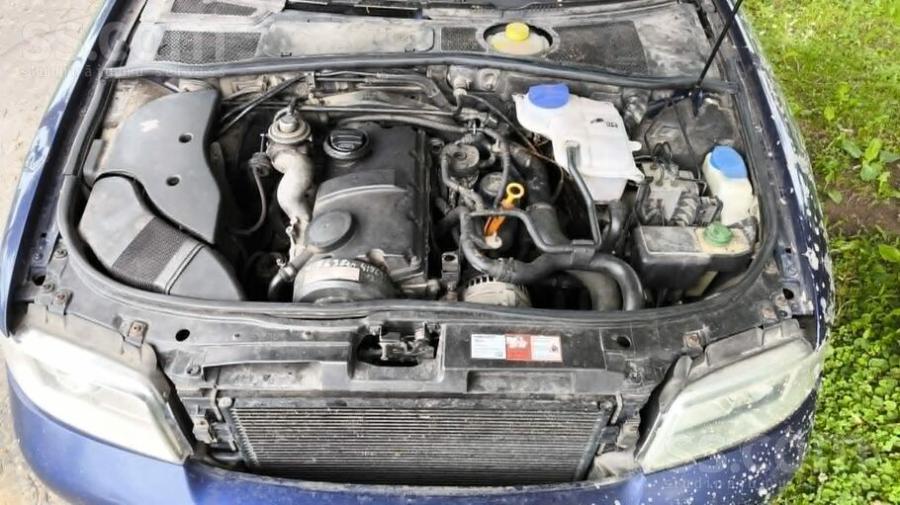 Blue Audi A4 2000 in Jelgava, with an engine capacity of 1.90 L and mileage of 455 thousand km for 950 €, photo 14 on AUTOMOTO.COM.LV