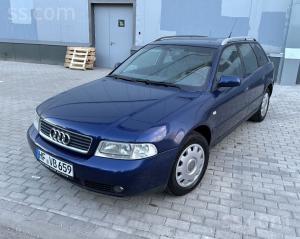 Zils Audi A4 2000 Rīga, ar dzinēja tilpumu 1.90 L un nobraukumu 375 tūkst. km par 2550 €, foto  vietnē AUTOMOTO.COM.LV