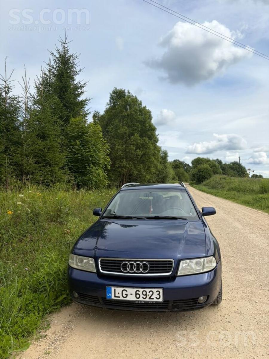 Blue Audi A4 2000 in Rezekne, with an engine capacity of 1.90 L and mileage of 437 thousand km for 580 €, photo 1 on AUTOMOTO.COM.LV