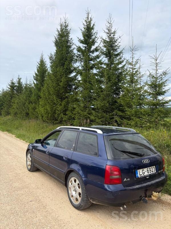 Blue Audi A4 2000 in Rezekne, with an engine capacity of 1.90 L and mileage of 437 thousand km for 580 €, photo 4 on AUTOMOTO.COM.LV
