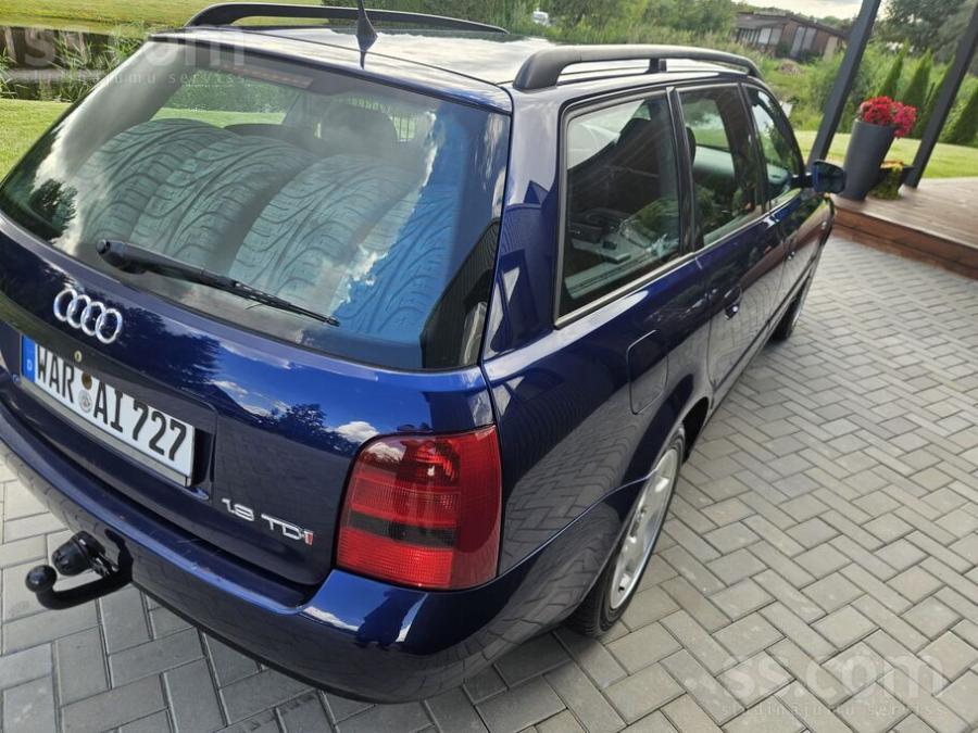Blue Audi A4 2000 in Riga, with an engine capacity of 1.90 L and mileage of 325 thousand km for 2490 €, photo 13 on AUTOMOTO.COM.LV